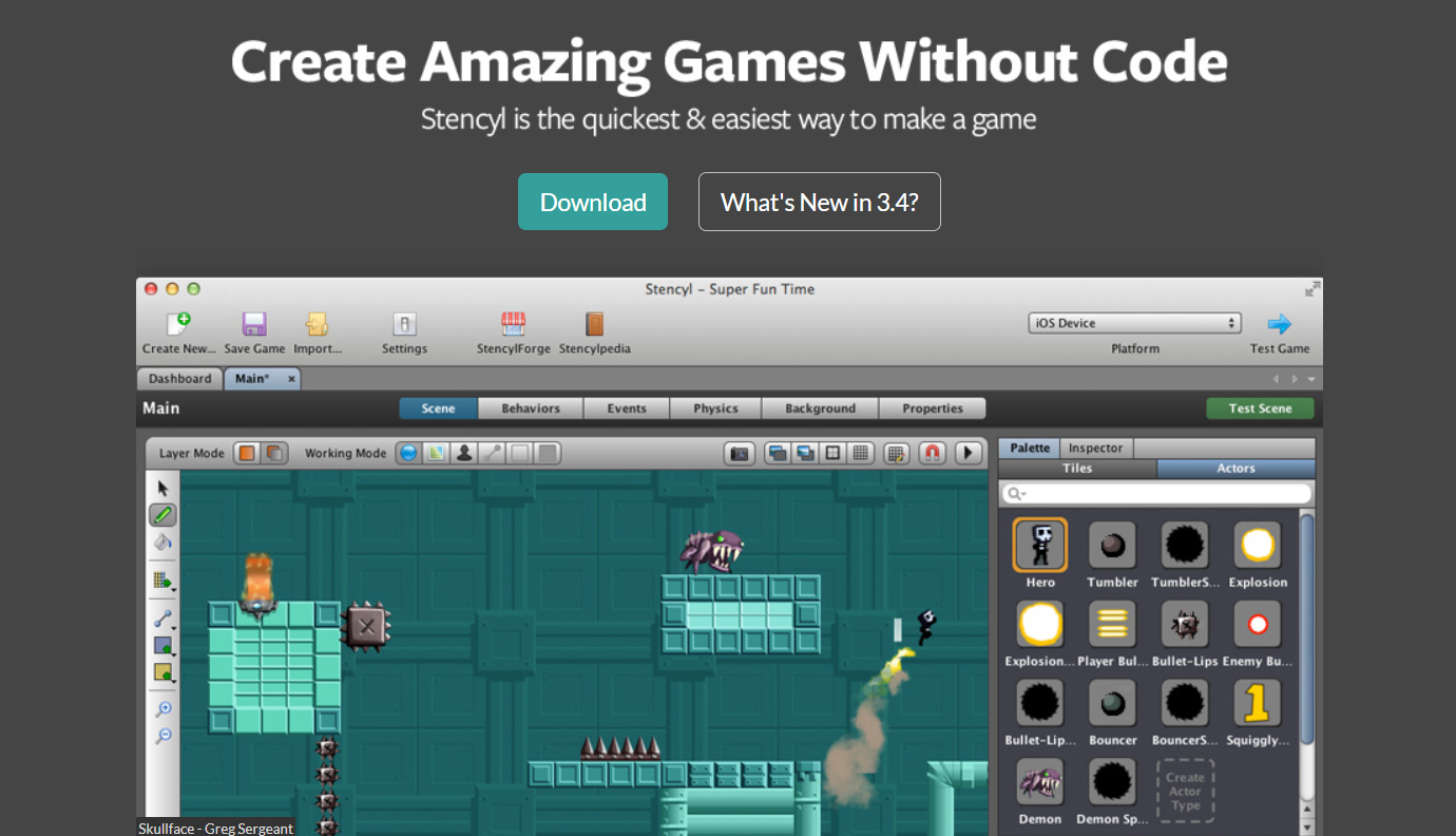 Programos ir tinklapiai skirti nesudėtingų žaidimų kūrimui. - intvworld.eu